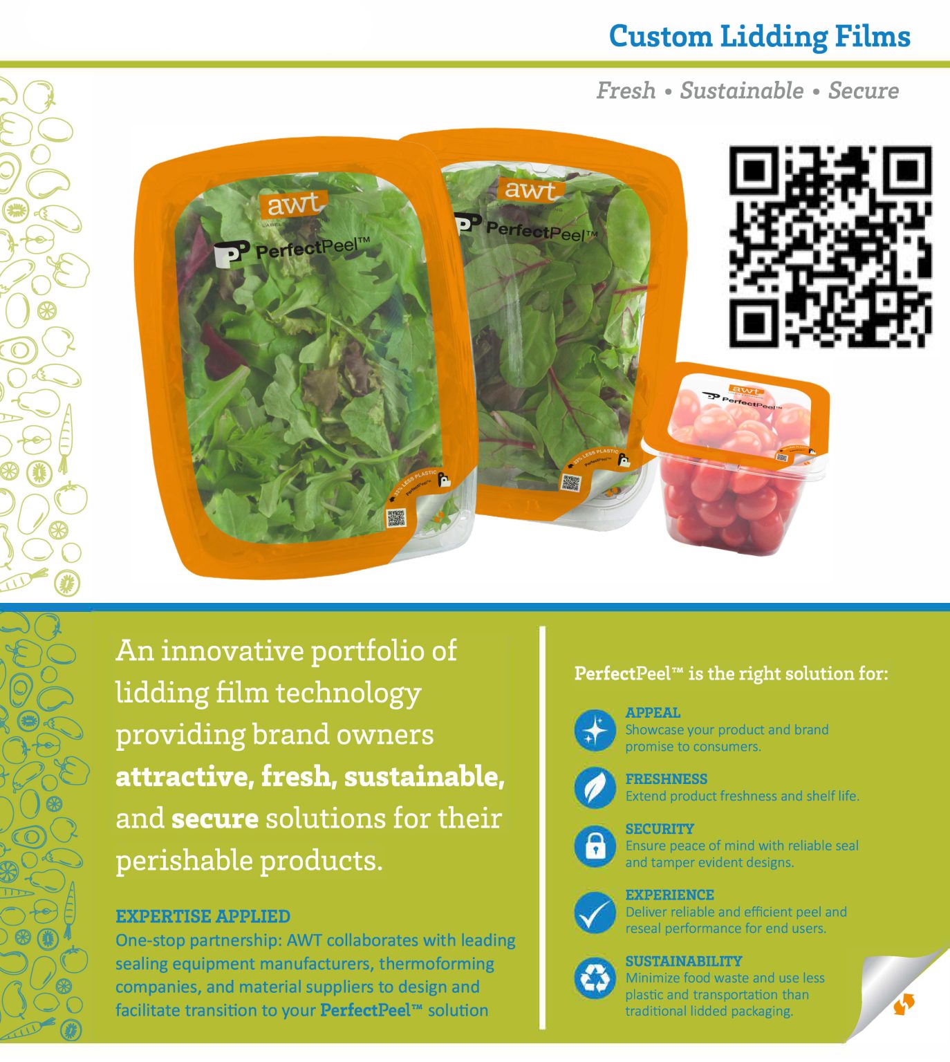 Perfect Peel™ Sell Sheet - AWT Labels & Packaging